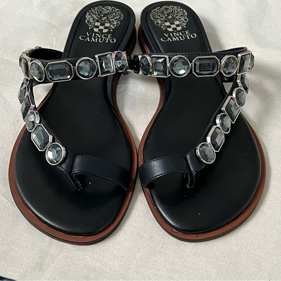 Vince Camuto | Shoes | Vince Camito Ambridil Embellished Leather Sandal ...